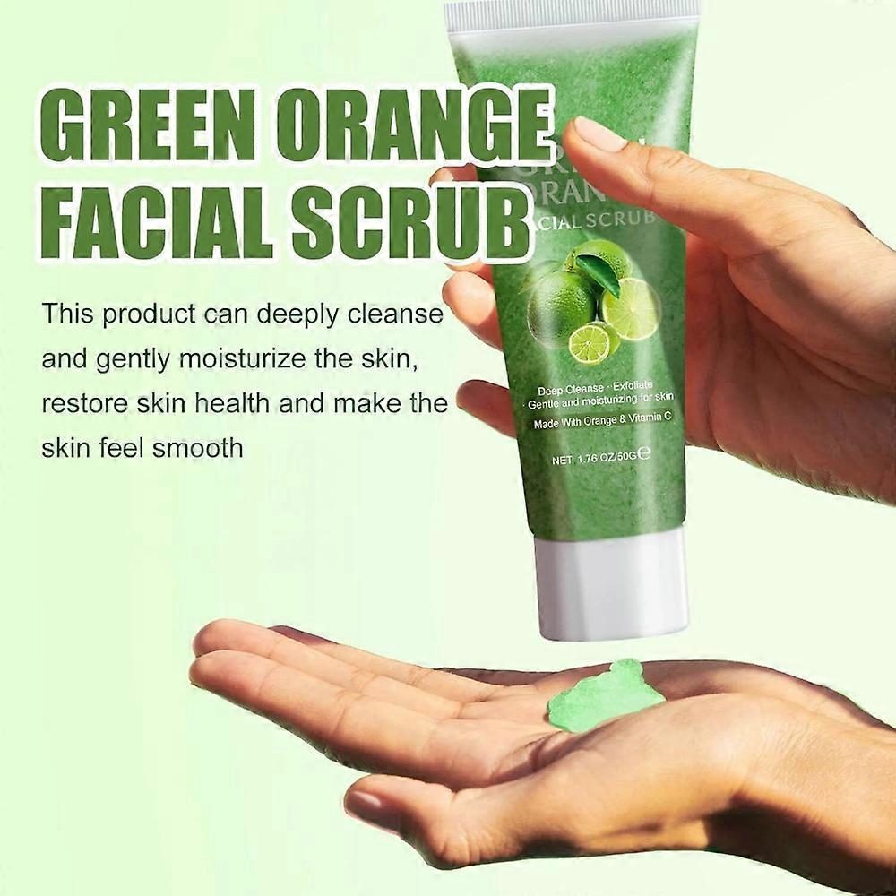 Green Tangerine Vitamin C Face Scrub - Micro Dermabrasion Facial Scrub ...