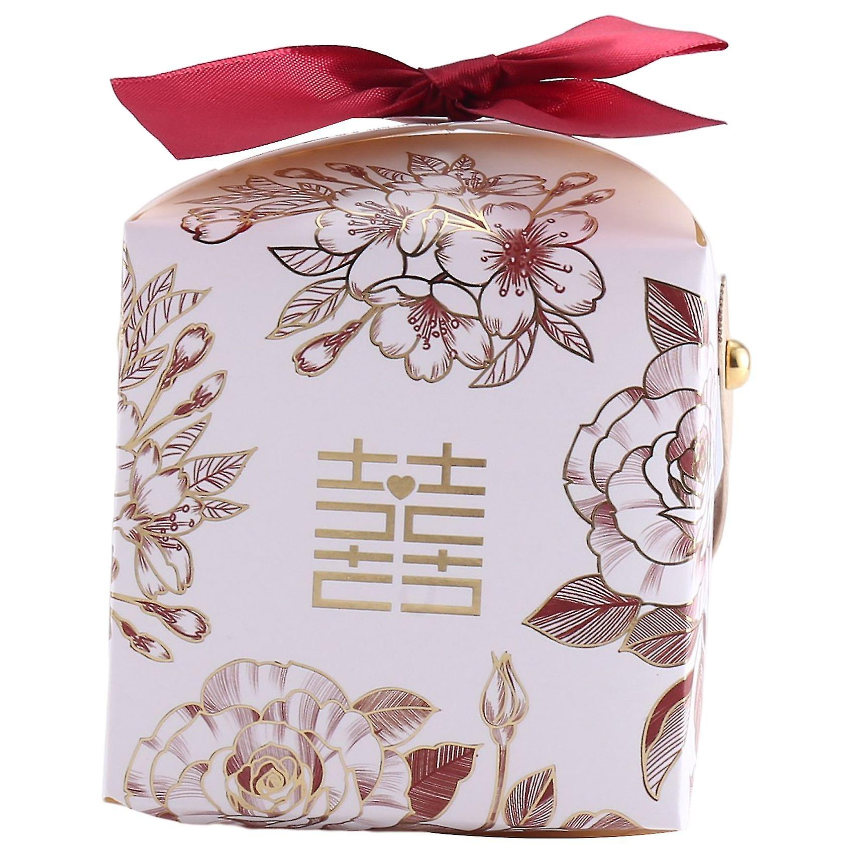 20pcs Wedding Party Favor Boxes Wedding Boxes Bags With Ribbons ...