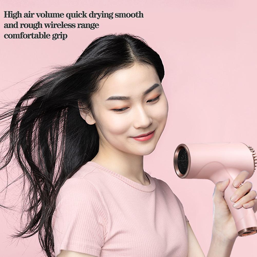 Household Rechargeable Hair Dryer Fast Dry Hot and Cold Wind Hair Dryer ...