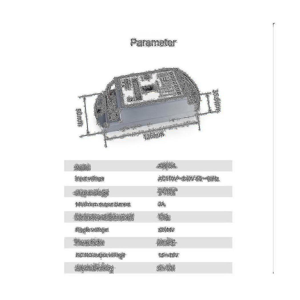 12v3a Door Lock Power Supply 3a Access Control Transformer Power ...