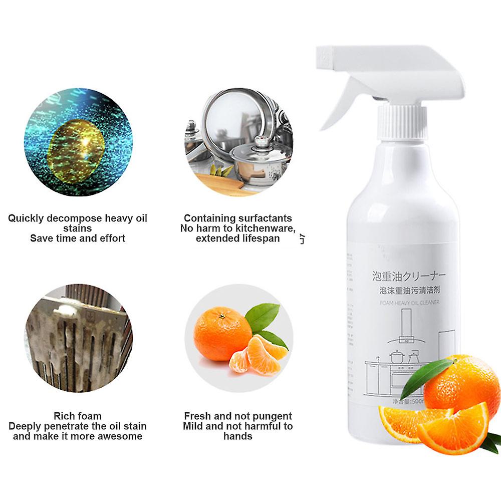 Kitchen Stove Oil Cleaning Spray Heavy Duty Oil Stain Cleaning Spray ...