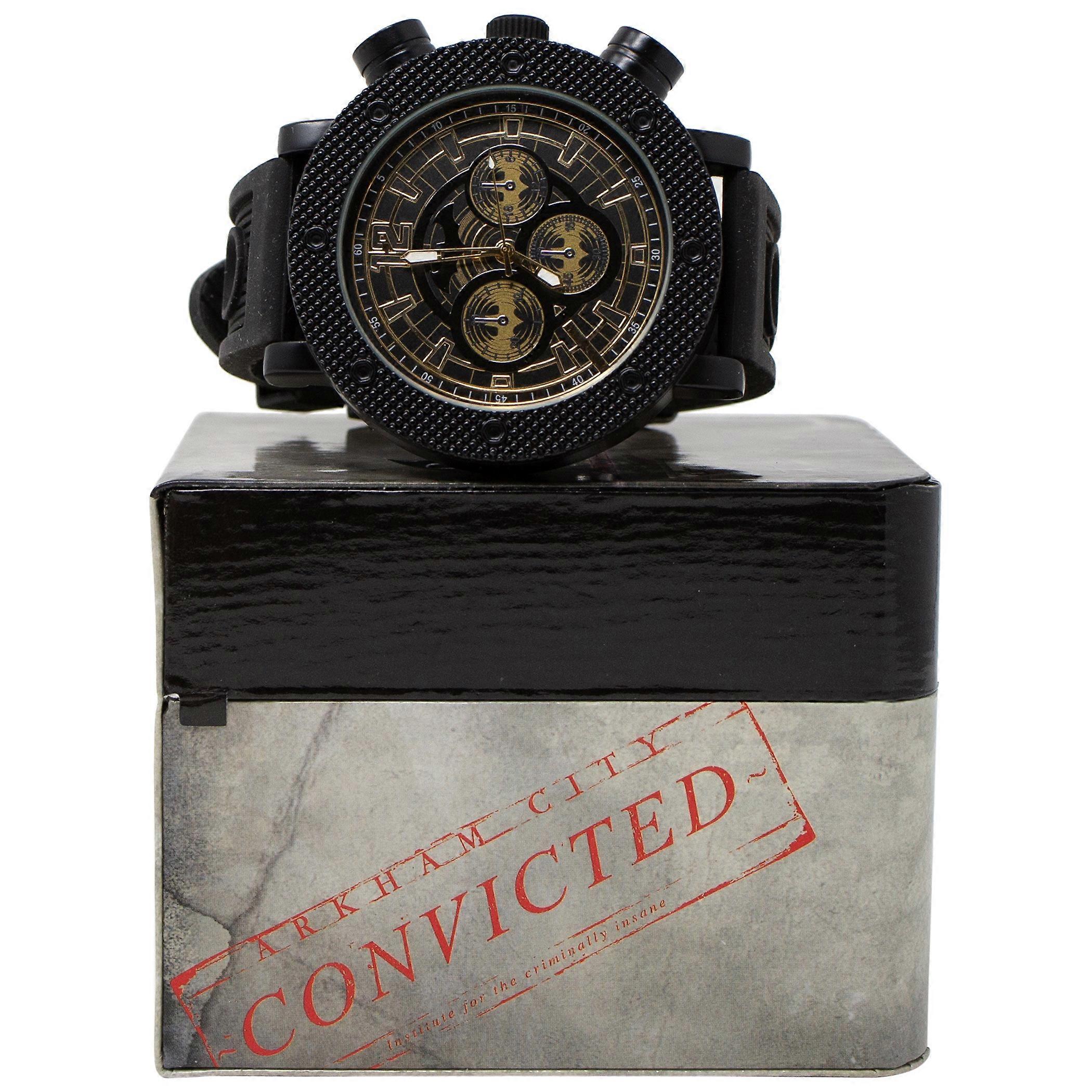 Batman Symbols Black Analog Watch | Fruugo UK