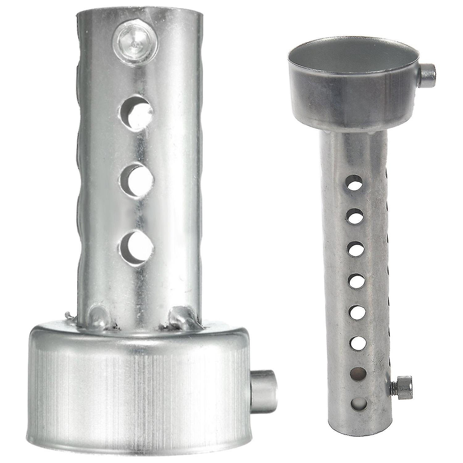 2x Silver Motorcycle Exhaust Can Muffler Insert Baffle Db Killer ...