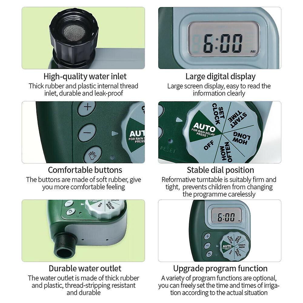 Faucet Timer Automatic Water 1Outlet Garden Sprinkler Irrigation ...
