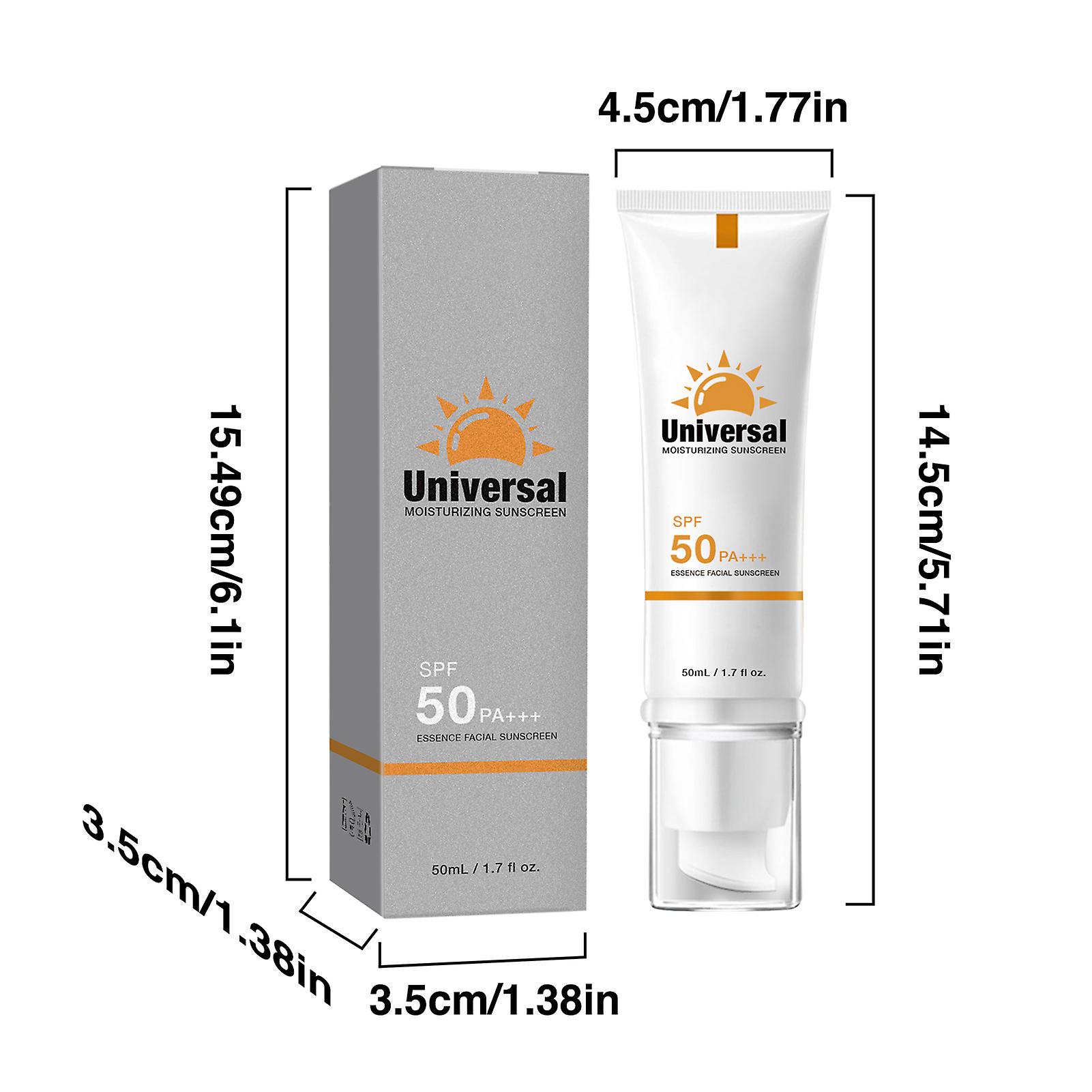Anti-UV Facial Sunscreen Isolation Cream Sunburn Prevent SPF50 Skin Brightening Sunscreen for ...