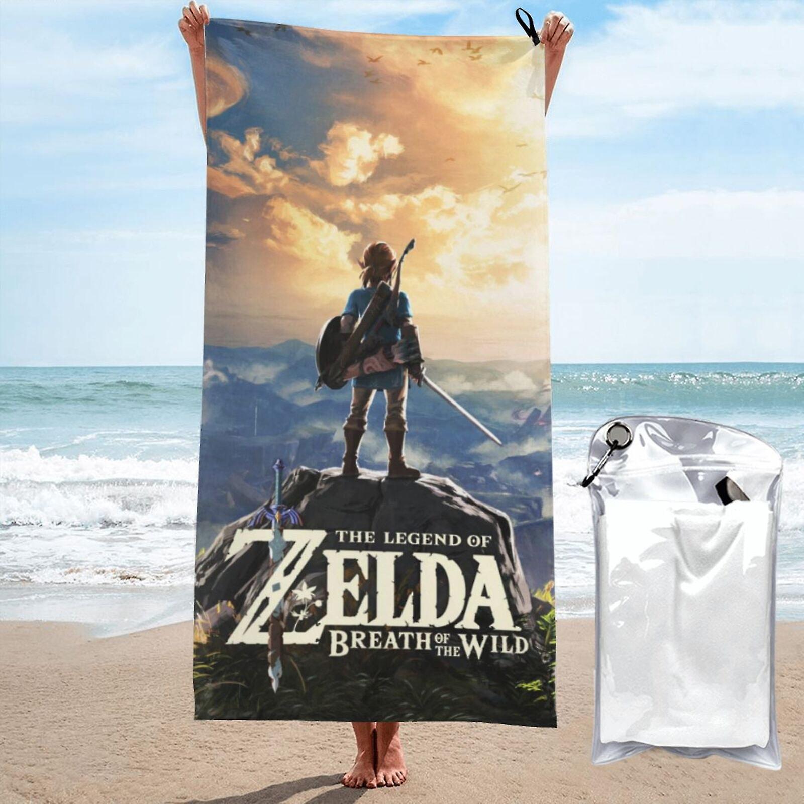 Legend Of Zelda Beach Towel Absorbent Large Towel 3D Cartoon Towel Fast ...