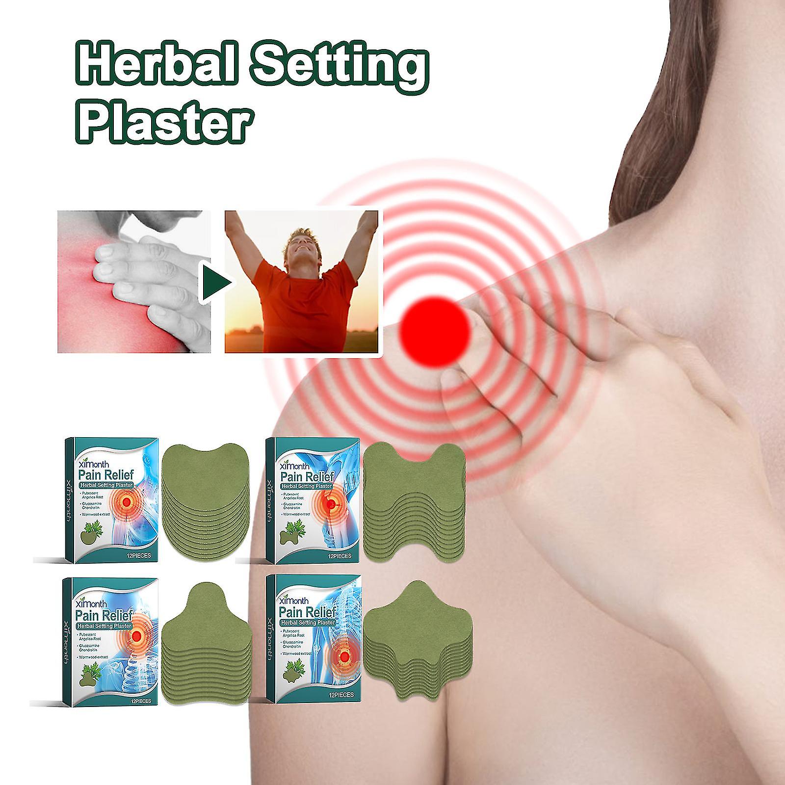 Knee Pain Relief Patches, Warming Herbal Plaster Pain Patches, Knee ...