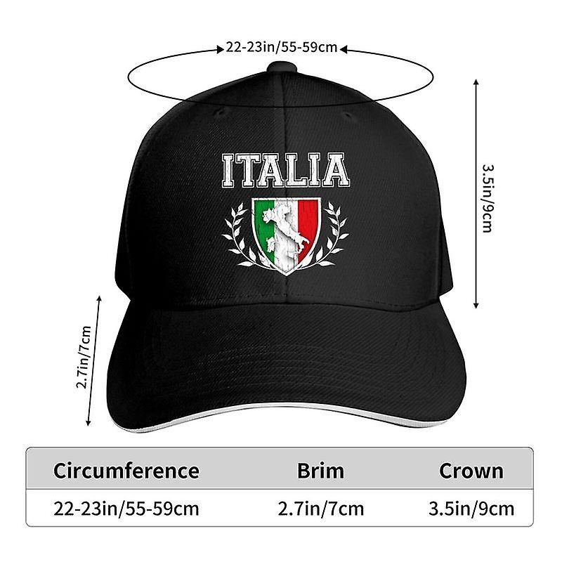 Italia Italy Italian Flag Boutique Baseball Cap Unisex Print Asjustable ...