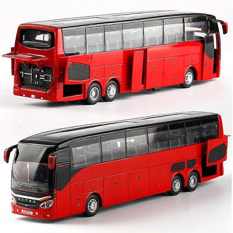 New product High quality 1:32 alloy pull back bus model,high imitation ...