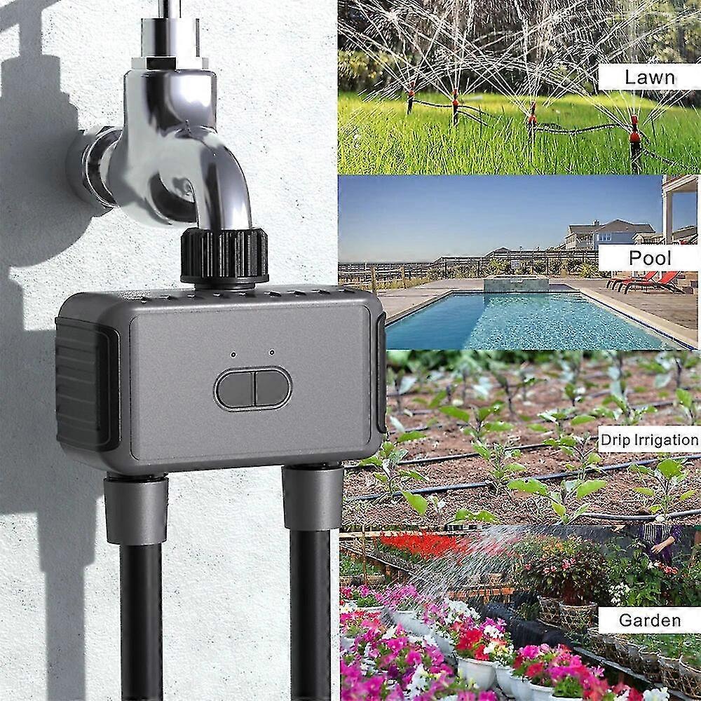 Excellent Smart 2 Outlet Wifi Bluetooth-compatible Watering System ...