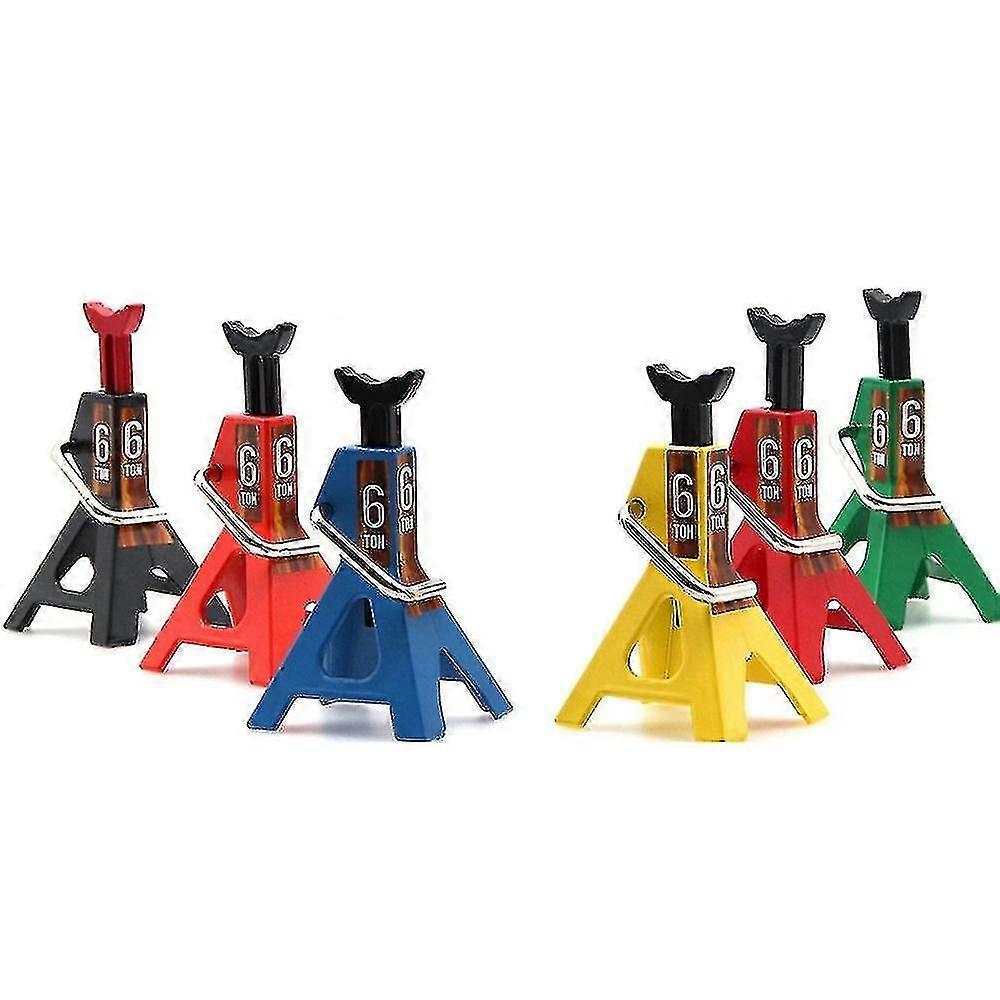 4pcs Metal Height Adjustable 6 Ton Jack Repair Stand For 1/10 Rc ...