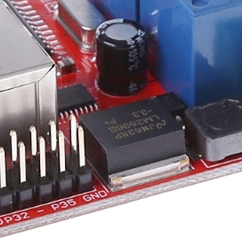 F19e lan ethernet 2-vejs relay board forsinkelse switch tcp/ udp controller modul webserver stor ...