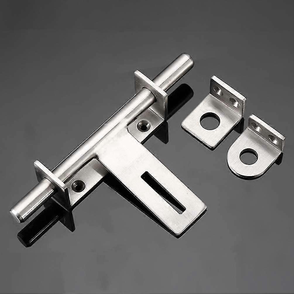 Stainless Steel 304 Heavy-duty Left And Right Bolts Sliding Door Lock ...