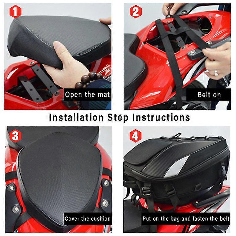 PAXTON Waterproof Motorcycle Tail Bag Multifunction Motorcycle Rear ...