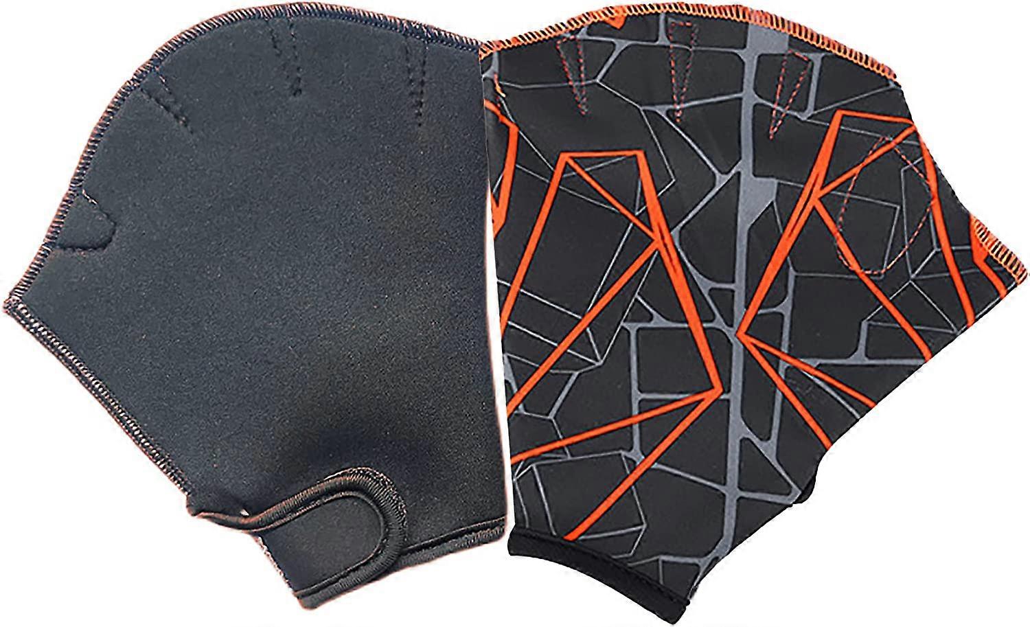 Nylon Swimming Gloves Aquatic Swimming Webbed Gloves Water Training ...