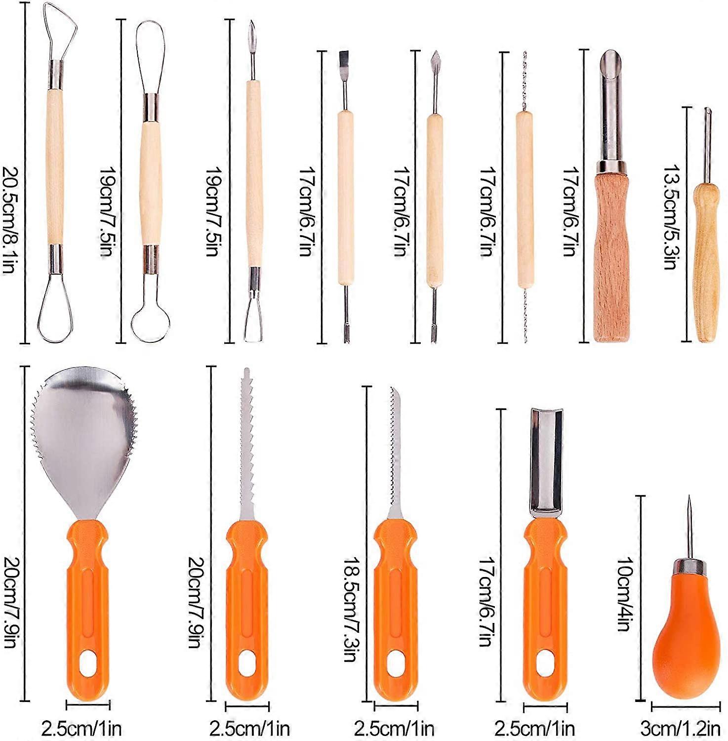 Professional Fruit Carving Tool Kit Vegetable Food Ceramic & Pottery ...