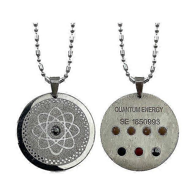 Quantum Science Scalar Energy Health Necklace Round Stainless Steel ...