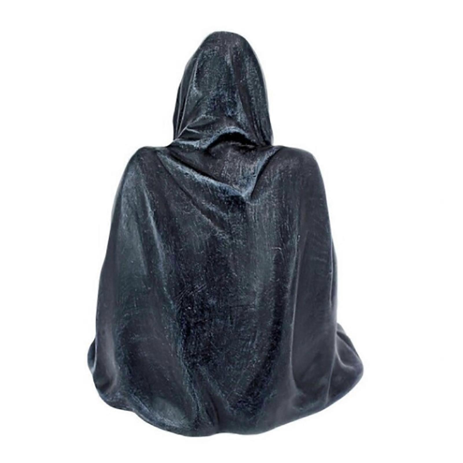 Sitting Wizard Black Figurine For Shelf Decoration table decoration ...
