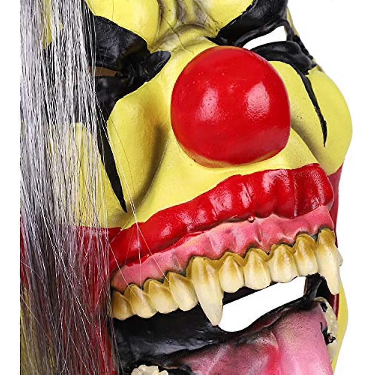 Scary Clown Mask Joker Mask Adults Halloween Horror Clown Killer Mask ...