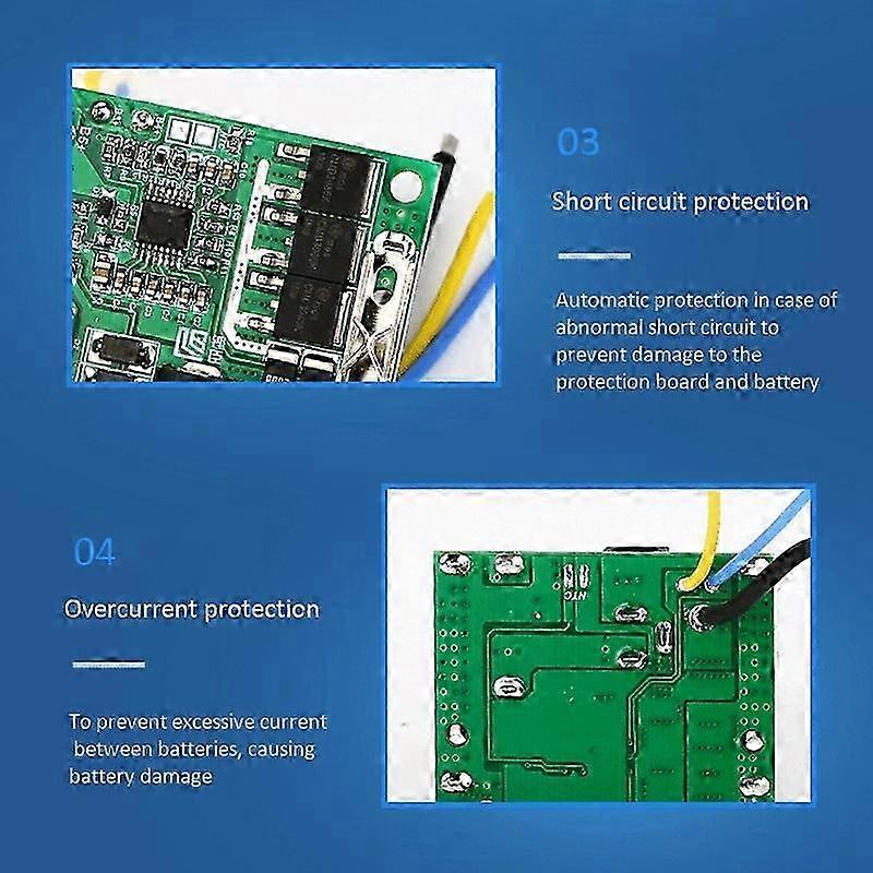 5S 18/21V 20A Battery Charging Protection Board Lithium Battery ...