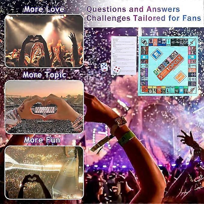 Music Board Game, Fun Music Games for Game Night, Monopoly Board Game ...