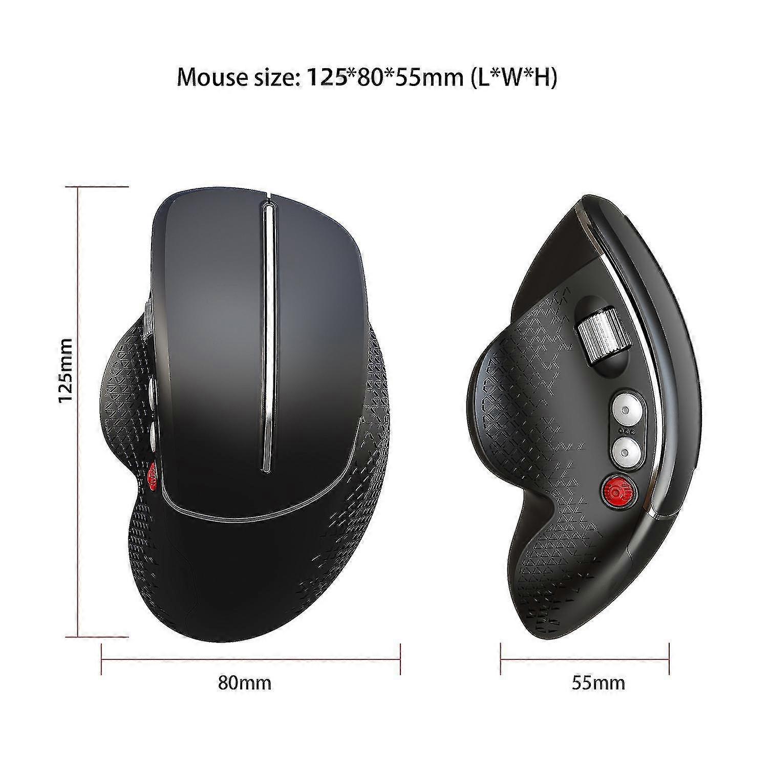 2.4g Ergonomic Trackball Handheld Finger Usb Mouse Wireless Optical ...