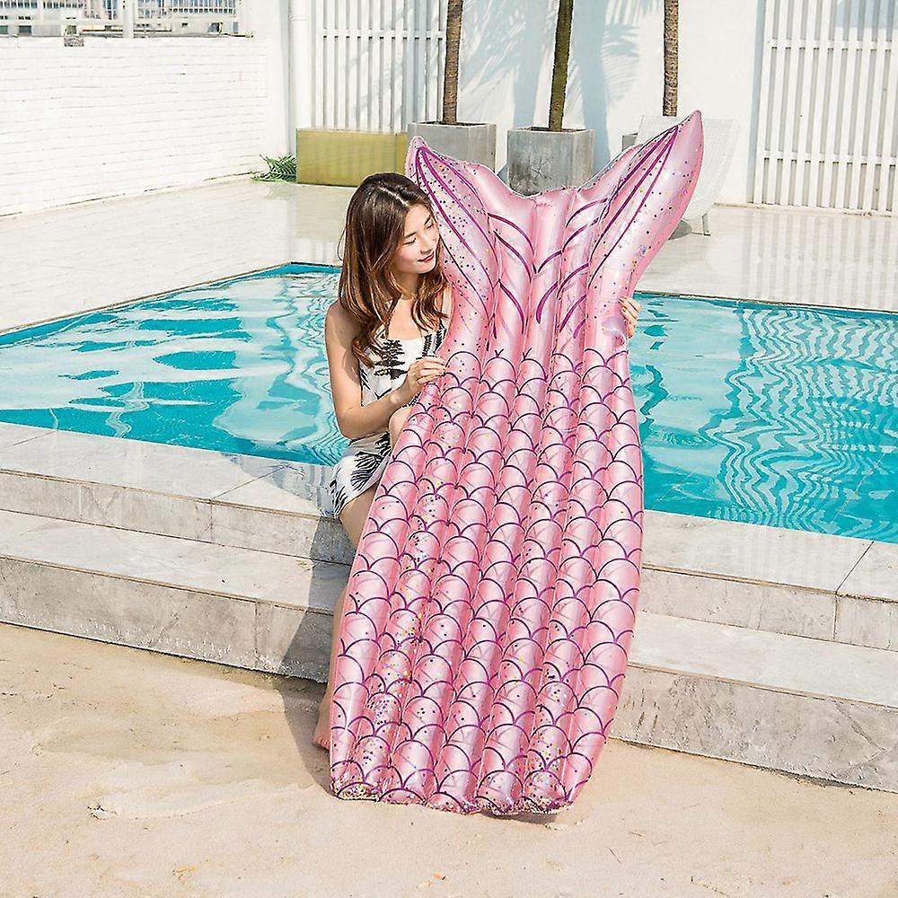 Mermaid Adult Pool Floats Bed Air Mattress for Beach Swimming Ring ...