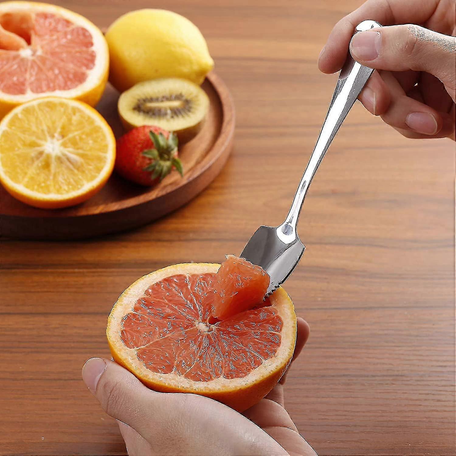 Grapefruit Spoon Set 6 Pieces Of Food Grade Stainless Steel Dessert ...