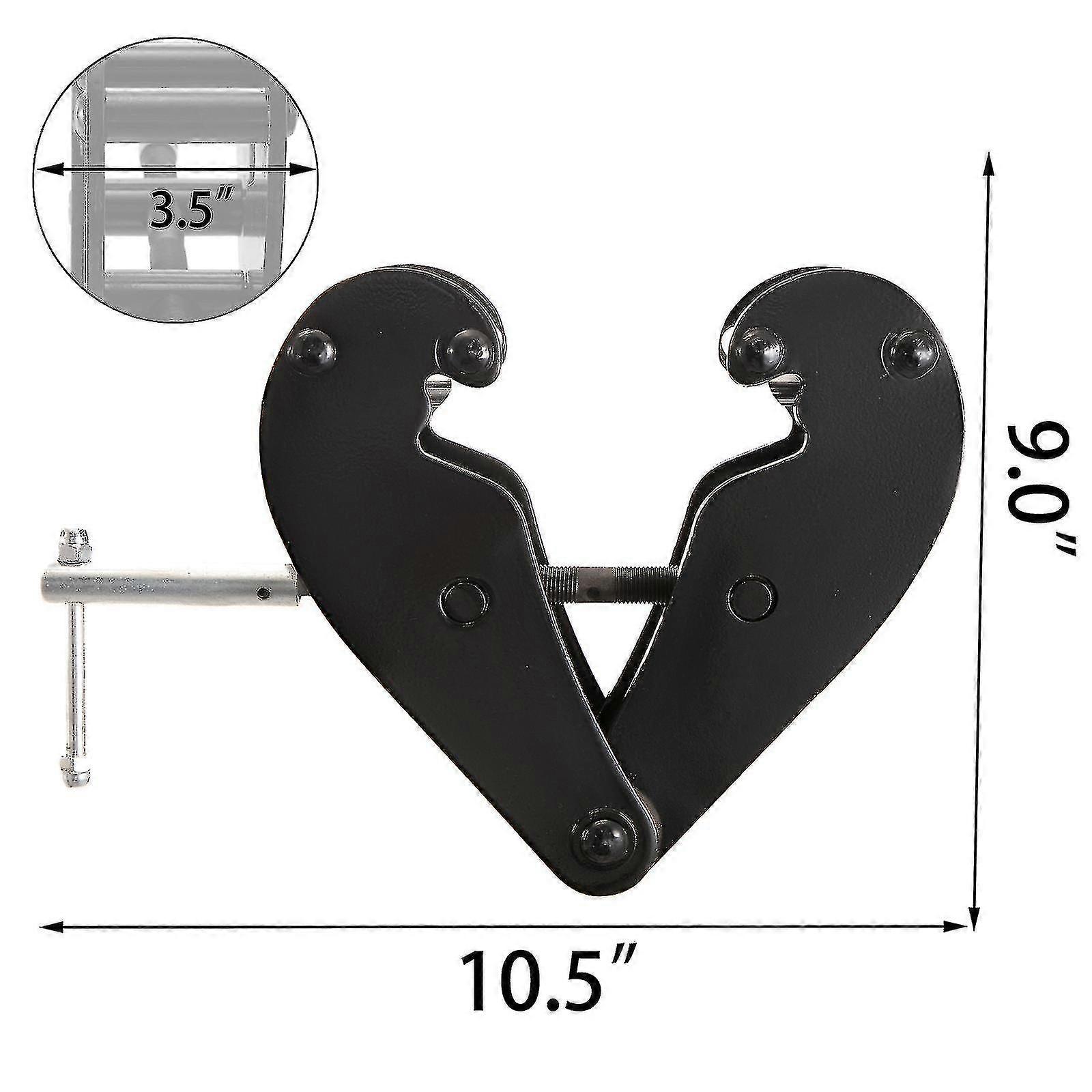 Beam Clamp I Beam Lifting Clamp 1 Ton Heavy Duty Beam Hangers In Black ...