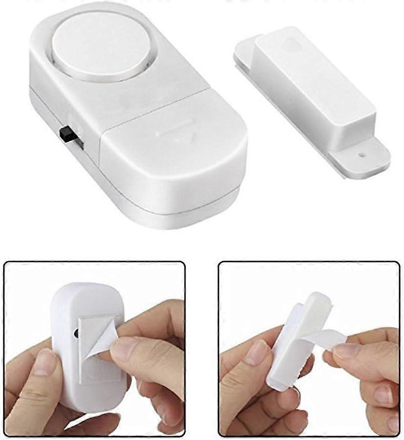 Wireless Home Security Door Window Burglar Alarm with Siren 6 Pack ...