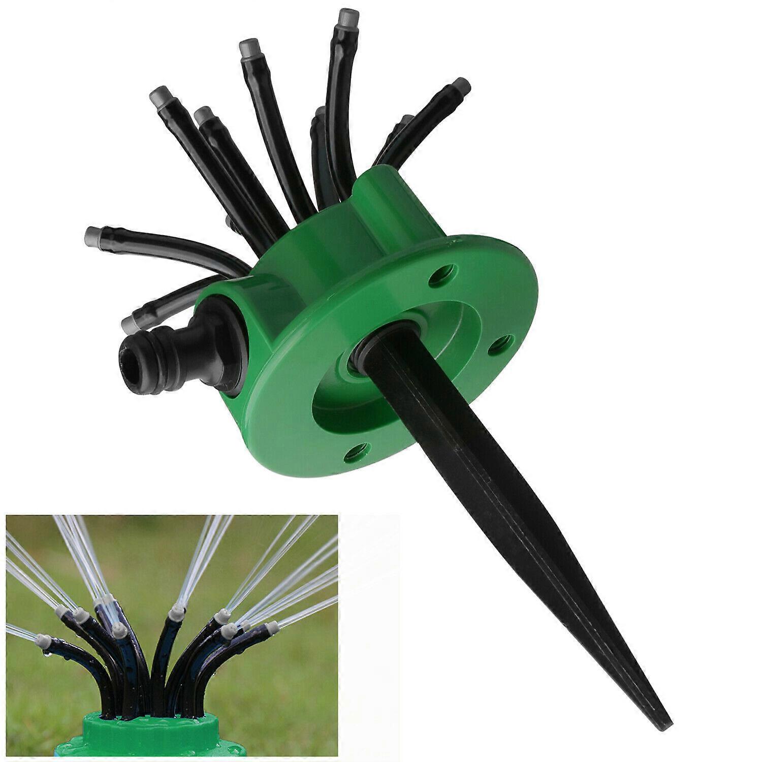 Garden Sprinkler Multi-Tips Lawn Sprinkler Head Nozzle 12 Flexible ...
