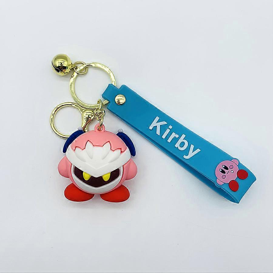 (Set of 5) -Kirby Keychain-Cute Cartoon Keychain-Kirby Keyring-Creative ...