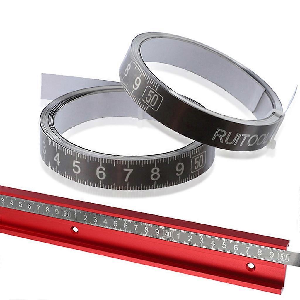 Sticking Tape With Glue Metal Sticky Ruler Self-adhesive Ruler ...