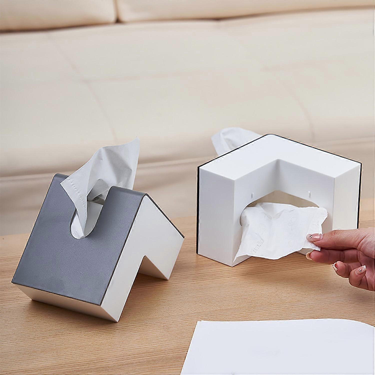 Modern Facial Tissue Holder Case Double-Sided Use Easy Access Tissue ...