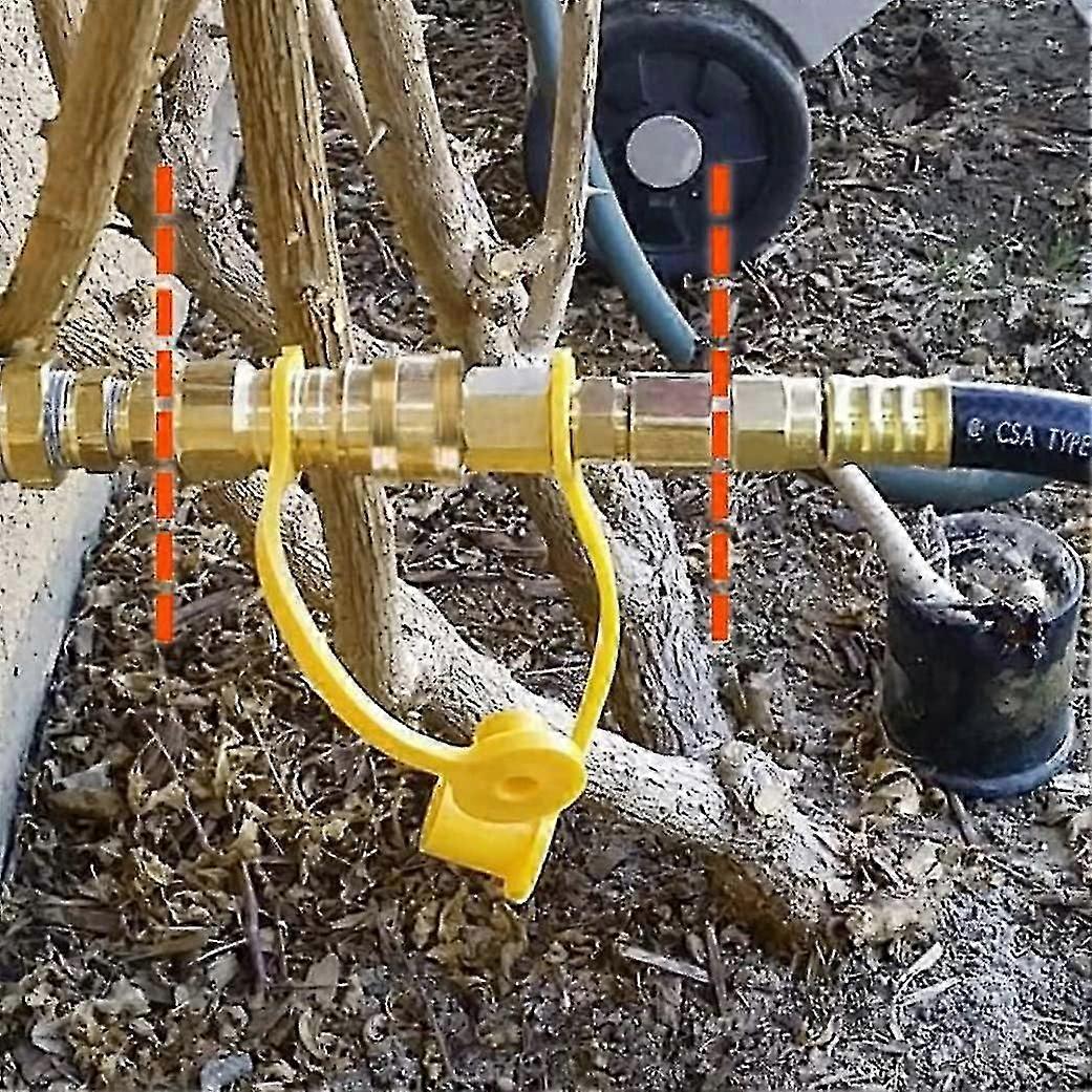 Propane Quick Connect Fittings Brass 3/8 Inch Natural Propane Gas Grill ...