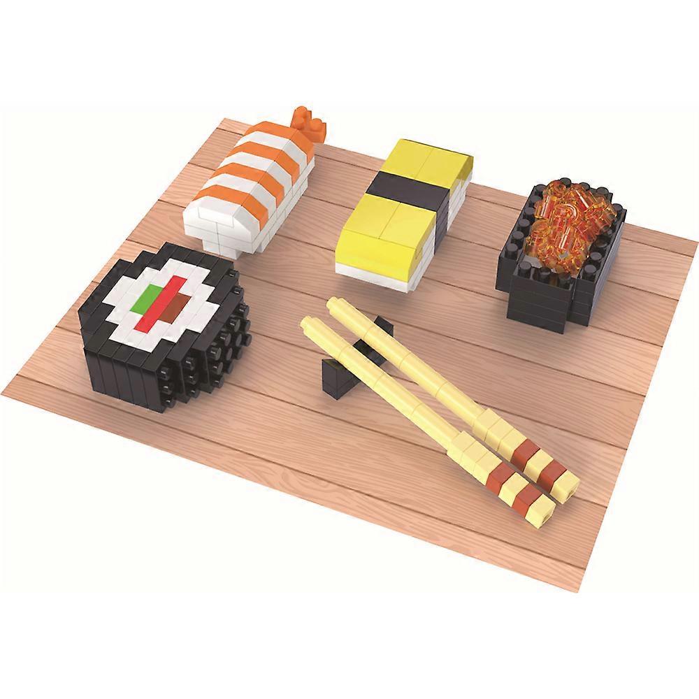 French Fries Sushi Mini Building Blocks Children's Toys Food Modeling ...