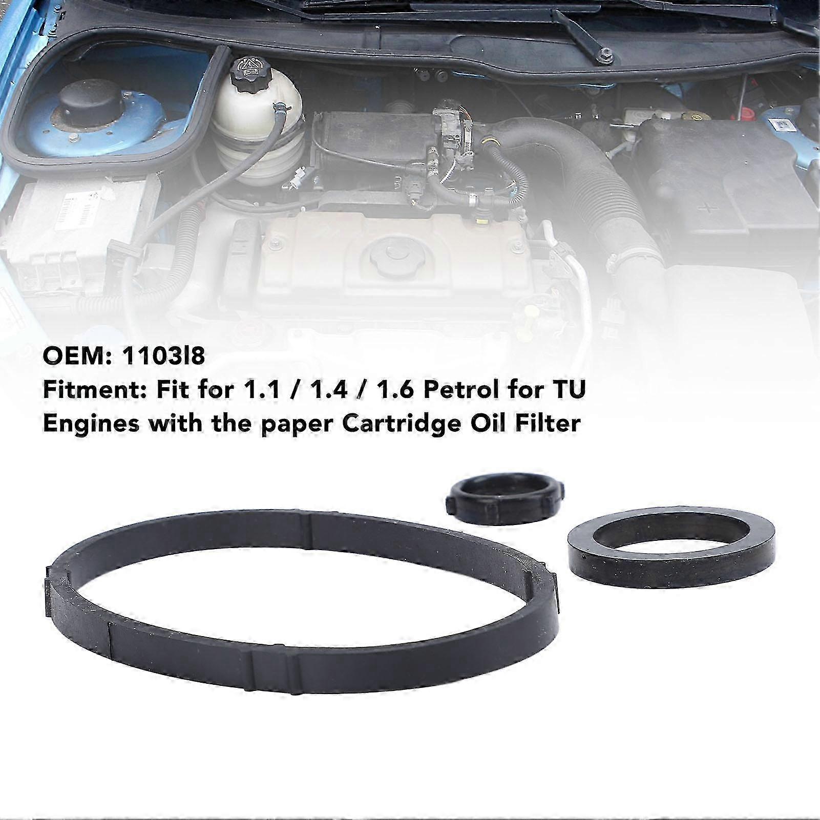 Oil Filter Housing Seal Kit Rubber 1103l8 Engine Oil Filter Housing ...