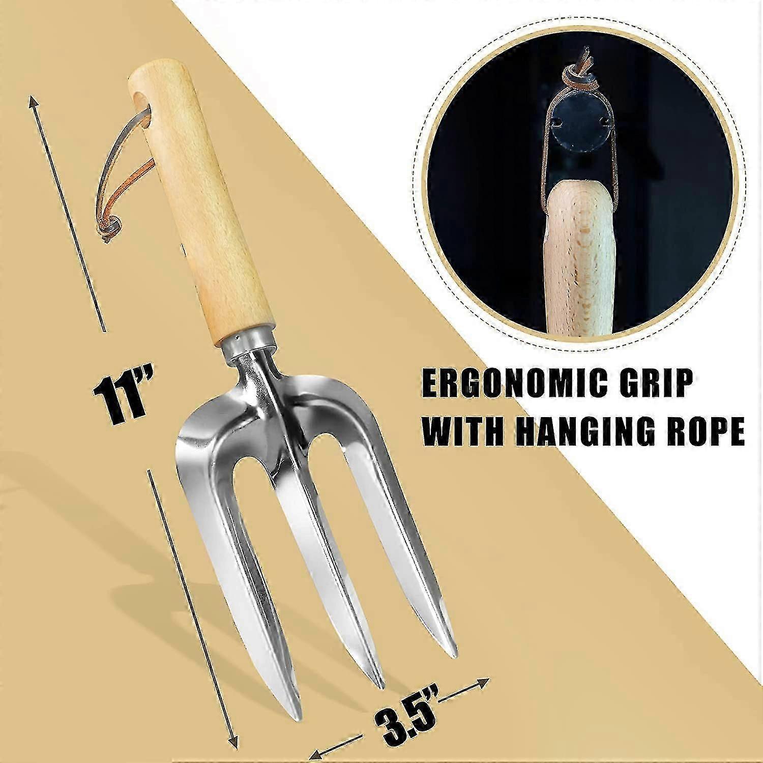 Garden Hand Fork - Stainless Steel Fork For Super Easy Gardening ...