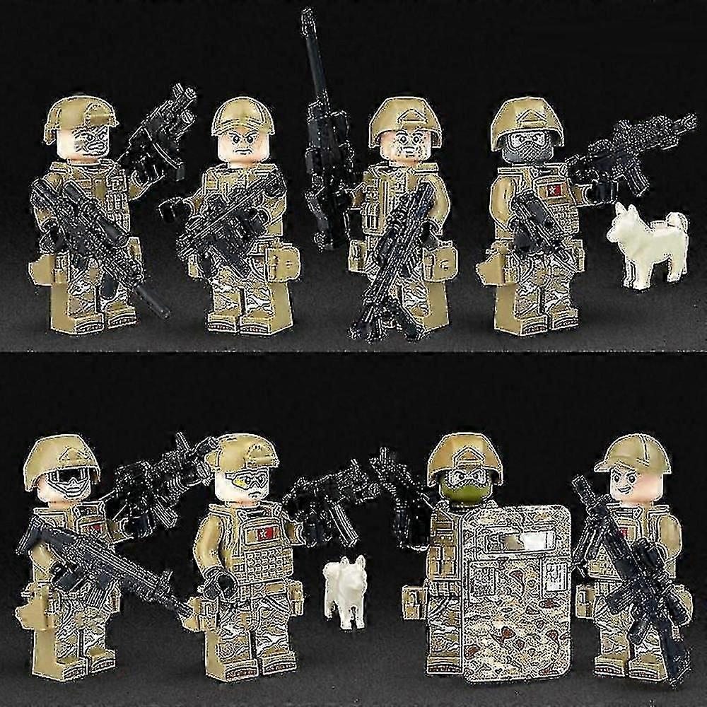 Quality High Military Specia Force Soldiers Gun Weapon Building Blocks ...