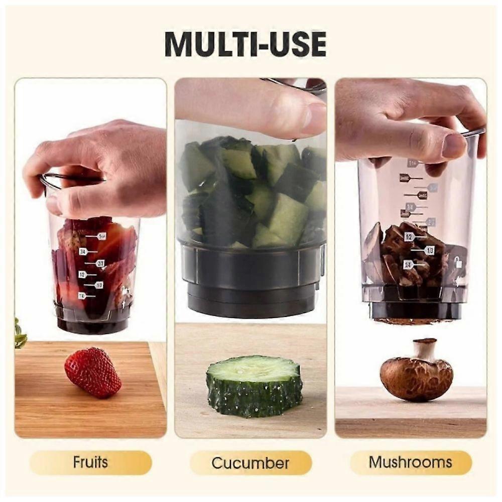 Cup Slicer, 2025 Upgraded Fruit Slicing Cup with Removable Push Plate ...