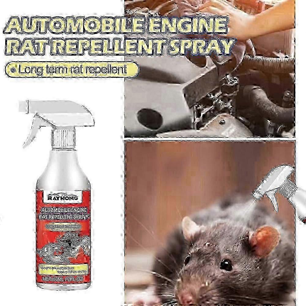 3x Peppermint Oil for Rats and Car Engines, Rat Prevention Spray, Home ...