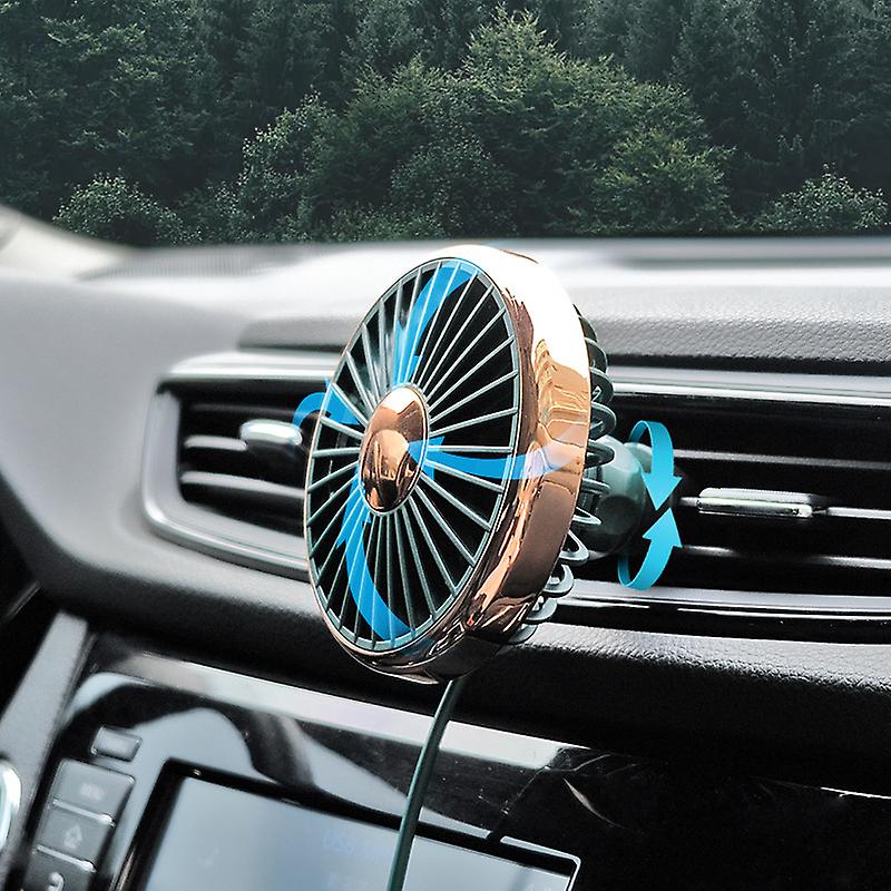 usb drevet 3 gir bil luftventil vifte med led lys for suv lastebil ...
