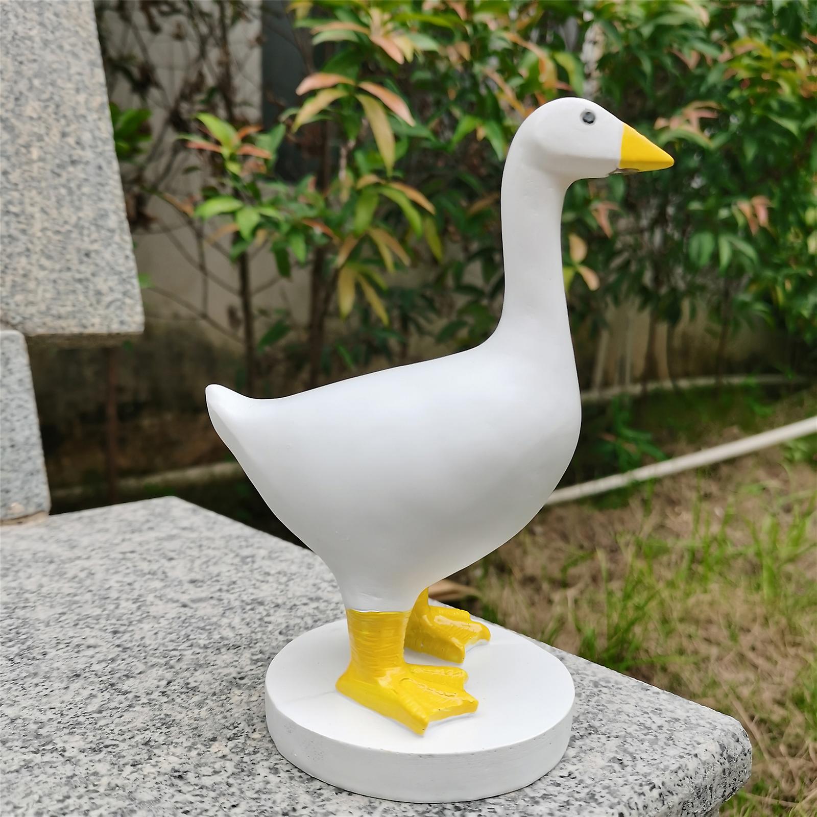 Magnetic Goose Key Holder Statue Holding Key Resin Duck Unique Cute ...