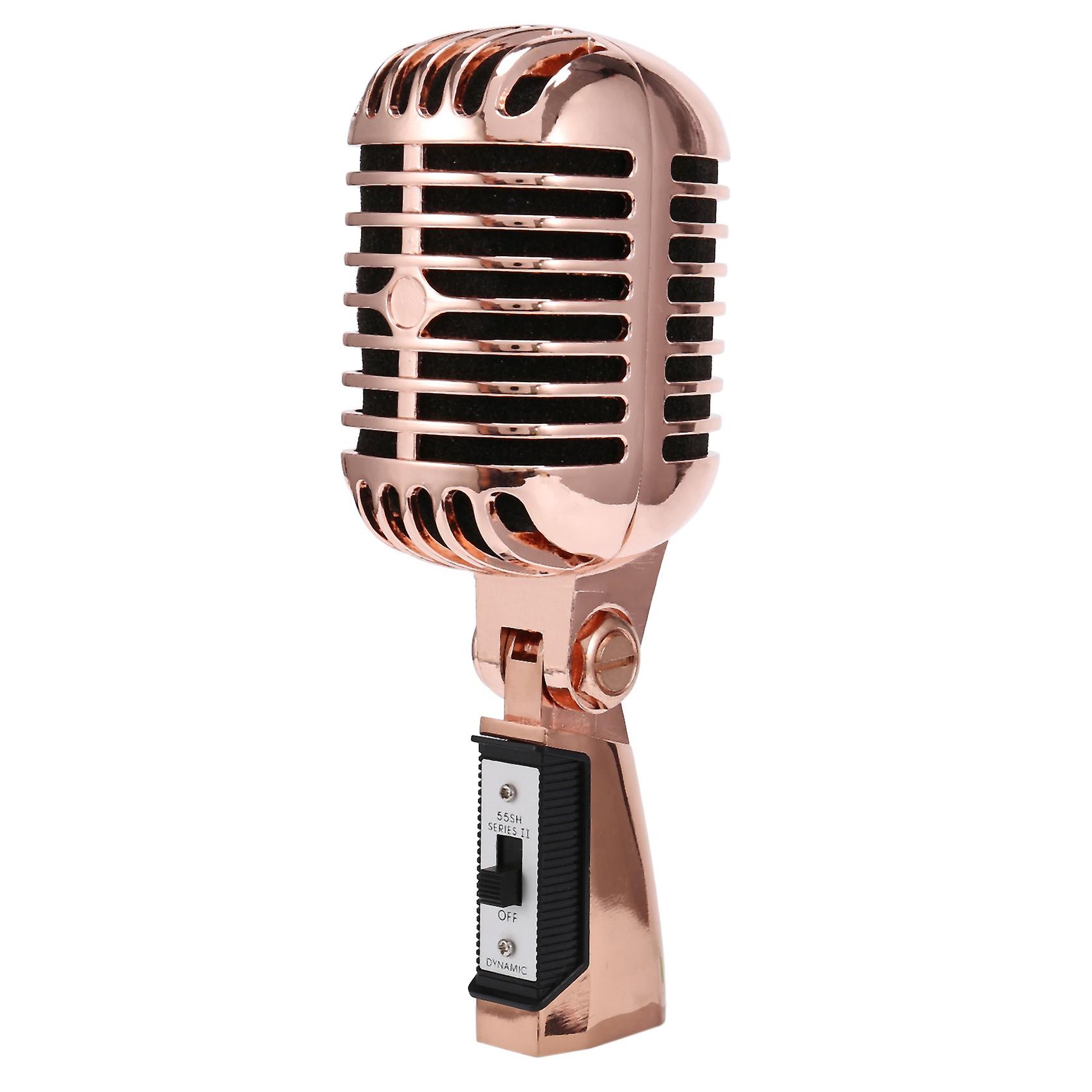 Professional Wired Vintage Classic Microphone Dynamic Vocal Mic ...