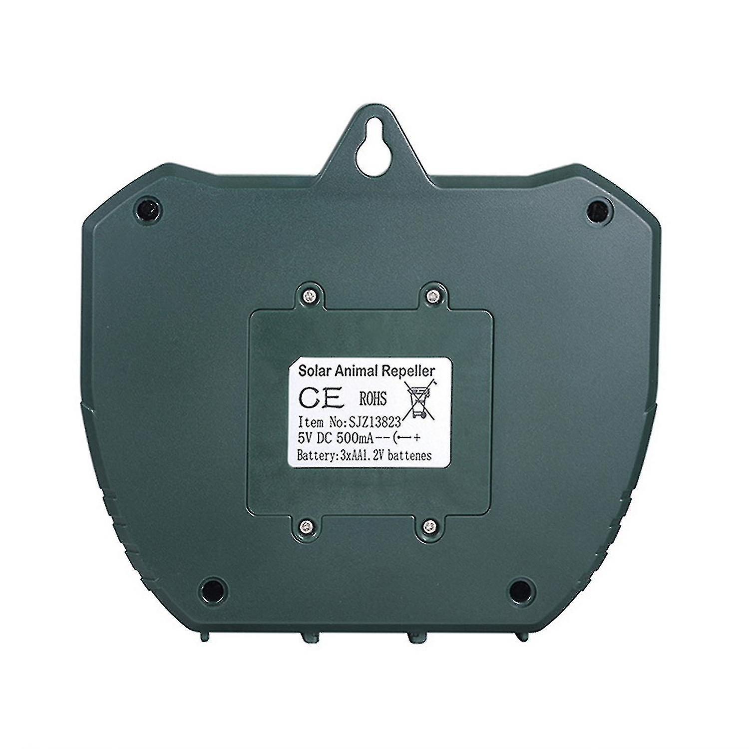 Solar Ultrasonic Animal Repeller Pir Sensor Infrared Birds Cat Dog ...