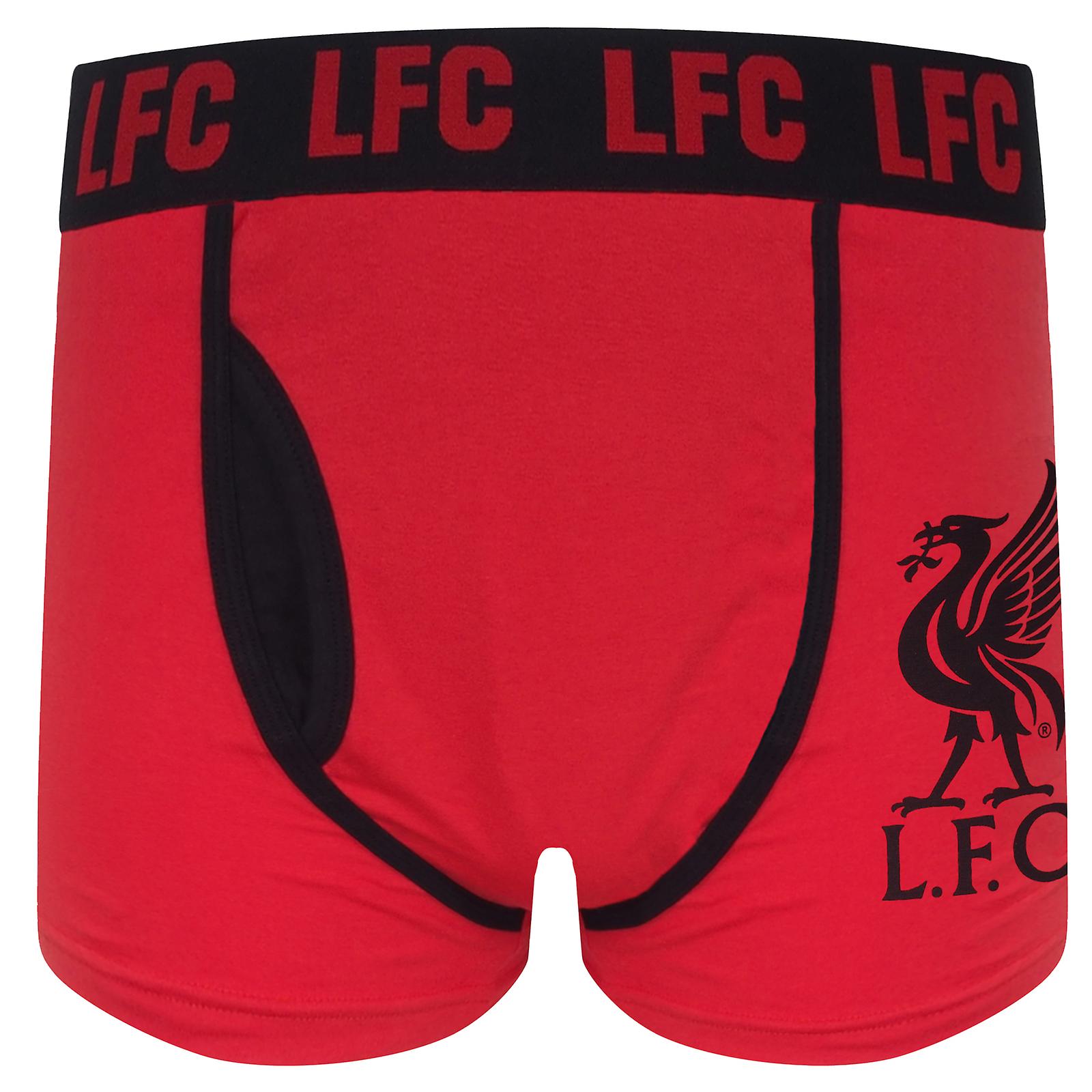 Liverpool FC Mens Boxer Shorts Premium Crest OFFICIAL Football Gift ...