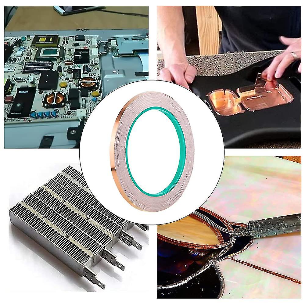 4 Pcs Copper Foil Tape Double-sided Conductive Adhesive Heat Resistant ...