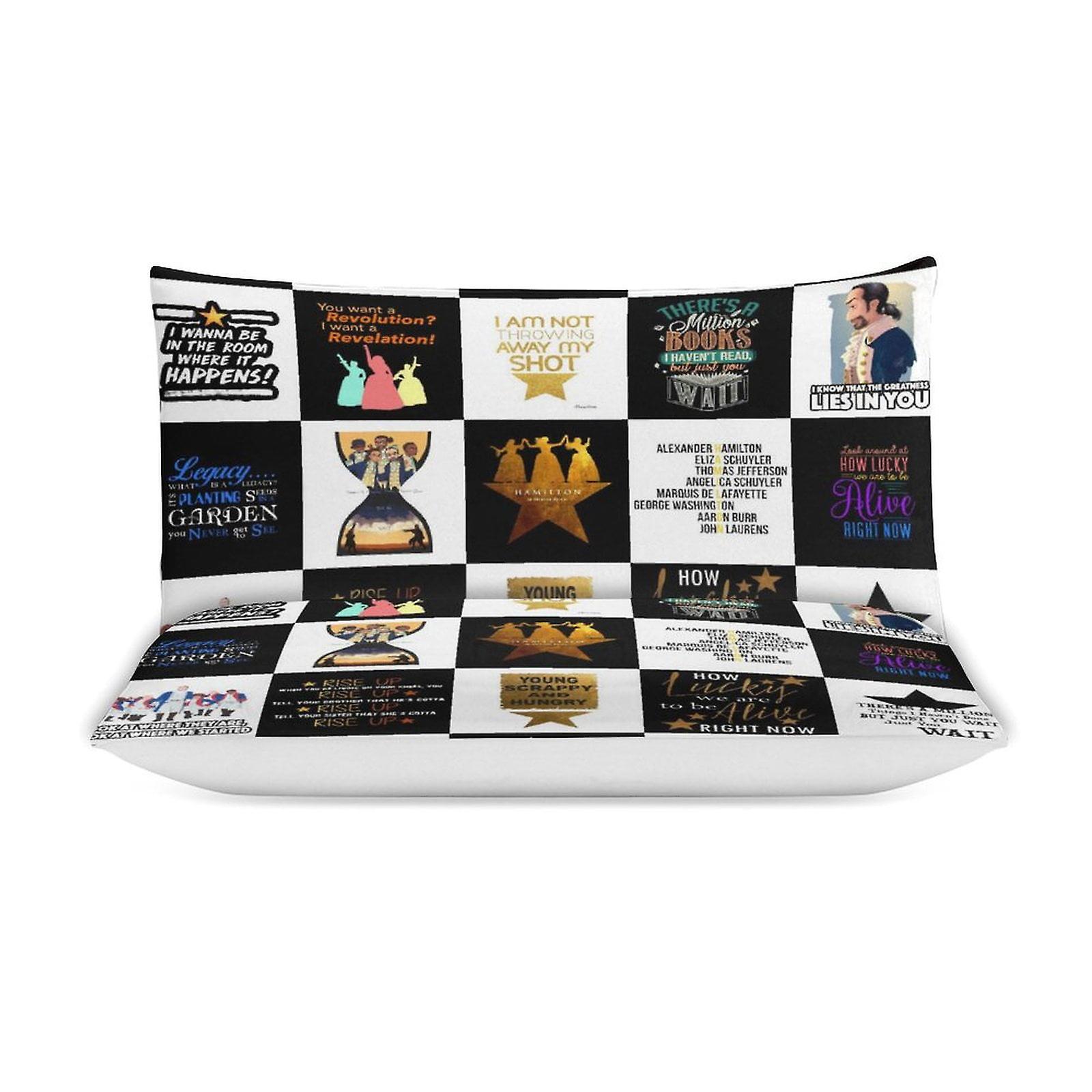 Hamilton The Musical Bed Duvet Cover Microfiber Bedding Sets 3D Printed ...