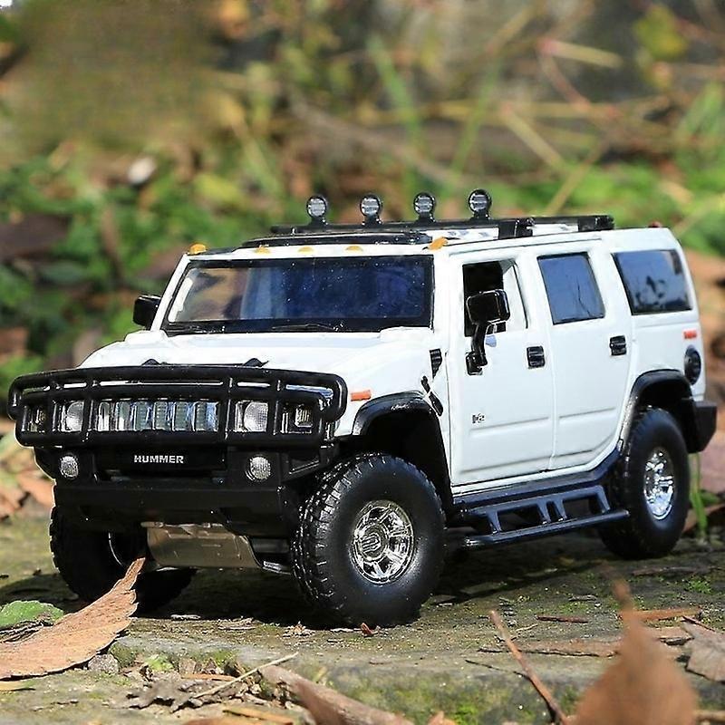 1/32 Hummer H2 SUV Off Road Toy Car JKM Diecast Metal Miniature Model ...