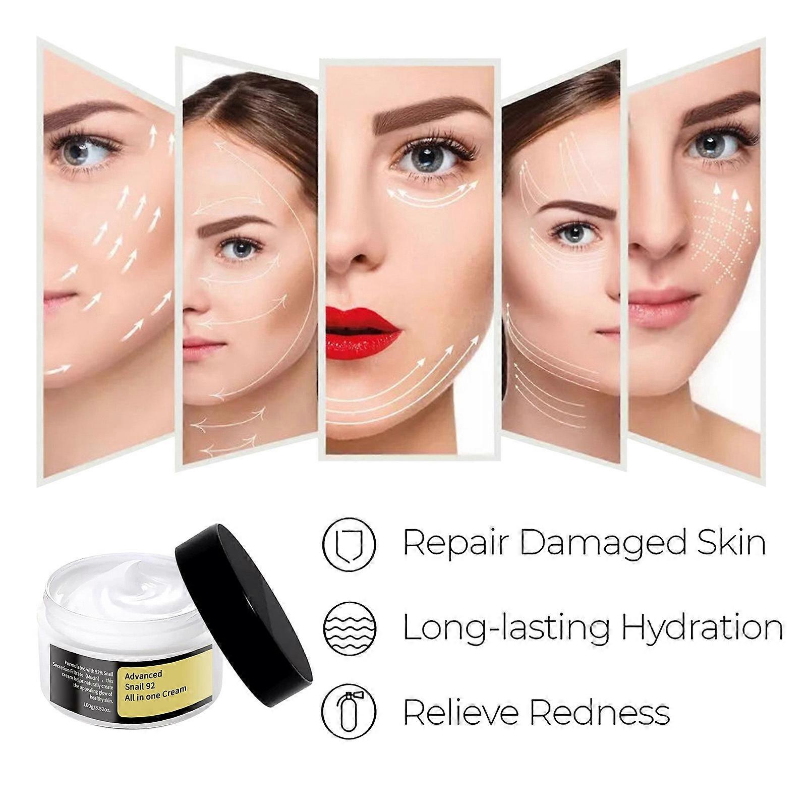 Koreanische Snail Collagen Lifting & Firming Cream Anti-Aging Gesichtscreme 100g | Fruugo UK